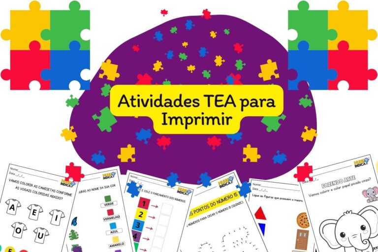 22 Atividades TEA para Imprimir