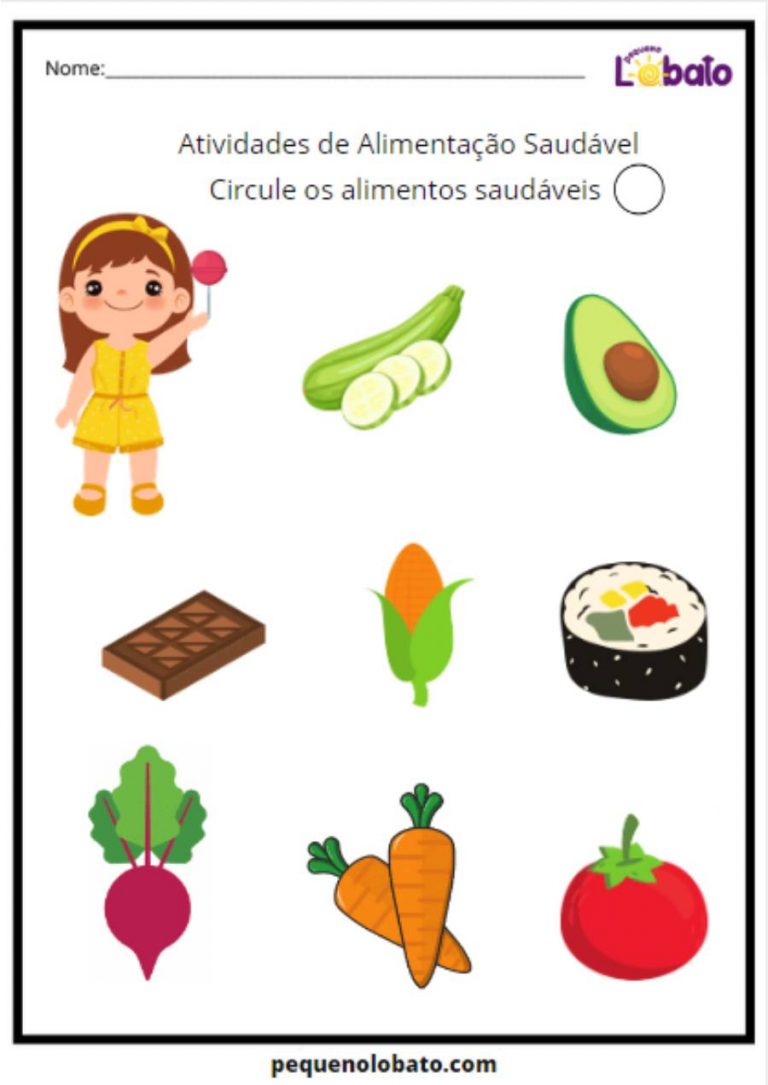17 Atividades de Alimentação Saudável para Educação Infantil