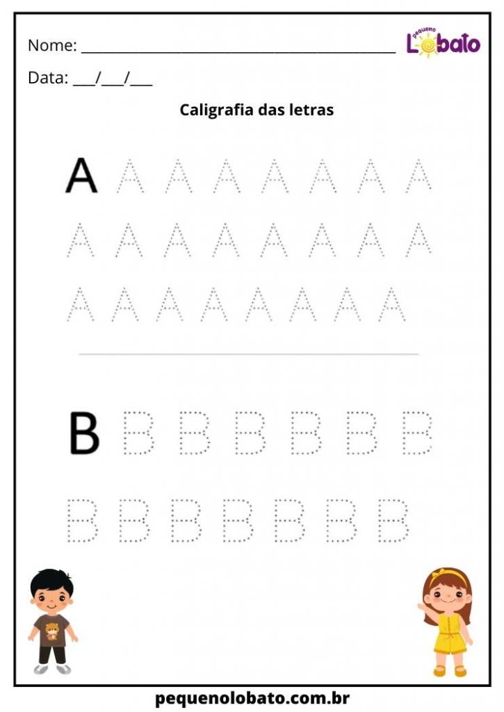 10 Atividades com a Letra B para Imprimir em 2025