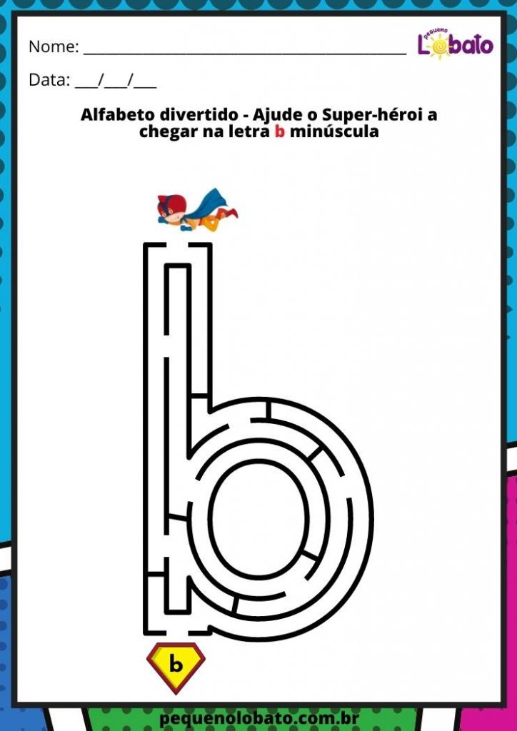 10 Atividades com a Letra B para Imprimir em 2026