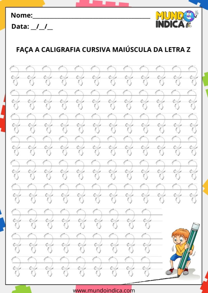 7 Atividades com a Letra Z Prontas para Imprimir em 2026