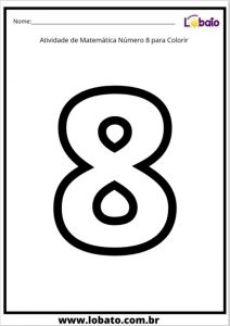 Atividades com o Número 8 prontas para Imprimir em 2024