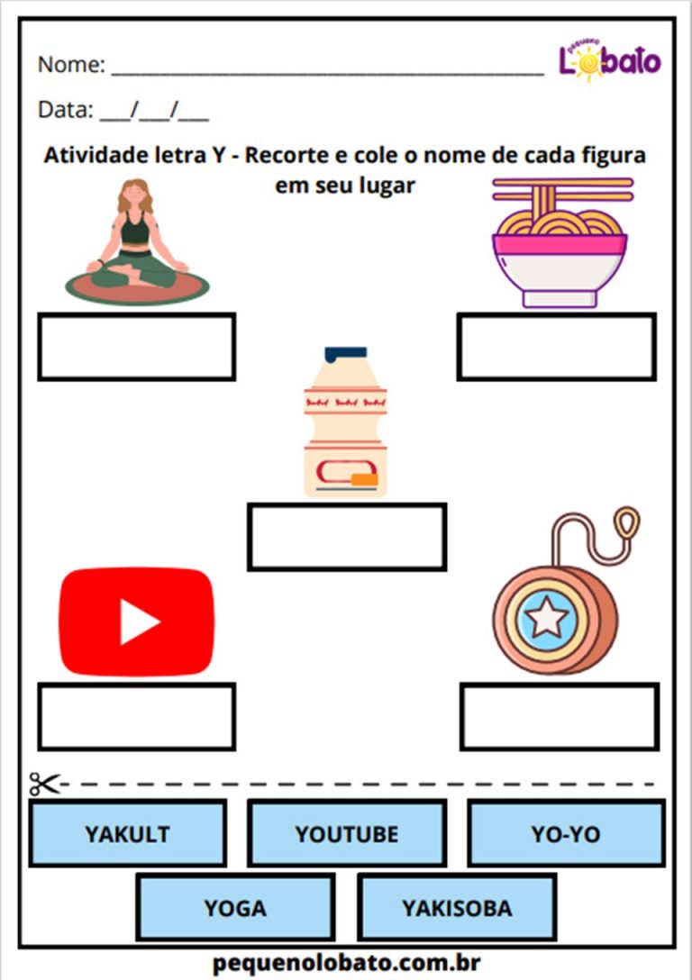 7 Atividades com a Letra Y para Alfabetização Lúdica em 2025