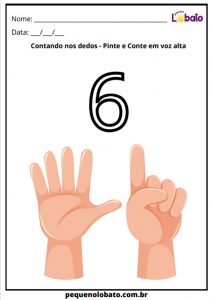 10 Atividades com o Número 6 Prontas para Imprimir