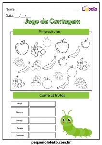 14 Atividades com Frutas na Educação Infantil para Imprimir