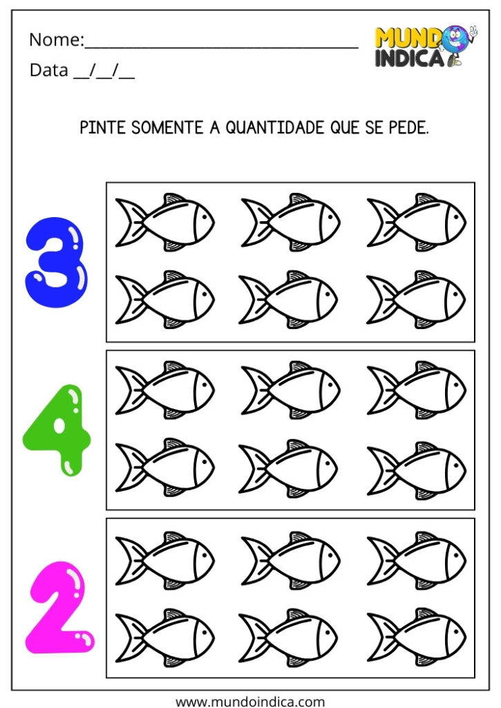 21 Atividades de Quantidade para Educação Infantil para Imprimir
