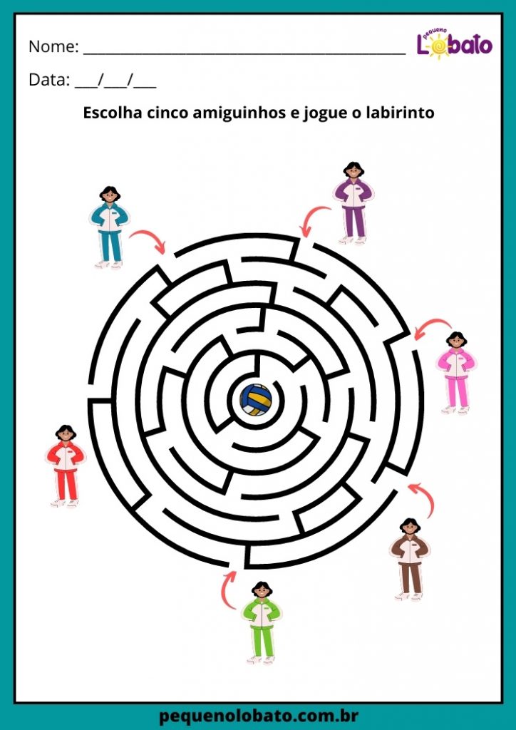 14 Atividades de Labirinto para imprimir na Educação Infantil