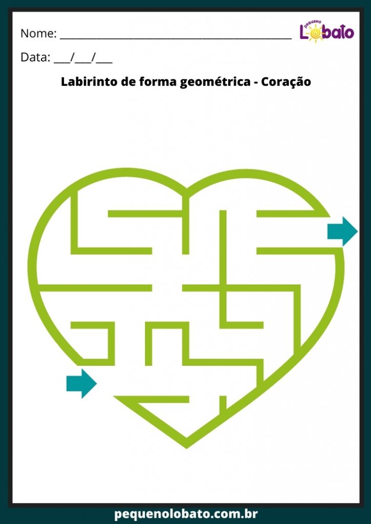 14 Atividades de Labirinto para imprimir na Educação Infantil