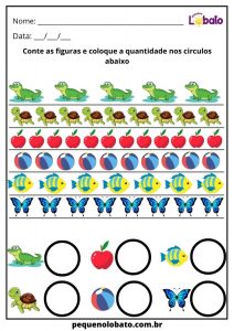 21 Atividades de Quantidade para Educação Infantil para Imprimir