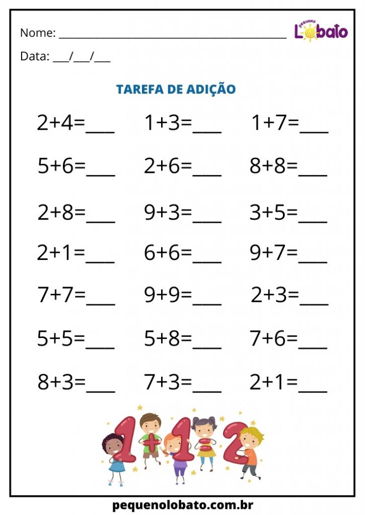 Atividades de Matemática para Alunos com Síndrome de Down para imprimir
