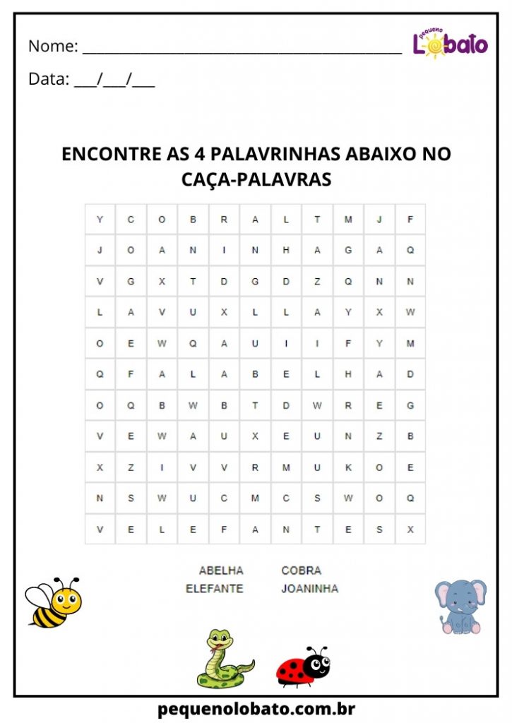 30 Atividades Para Alunos Com Síndrome de Down Para Imprimir