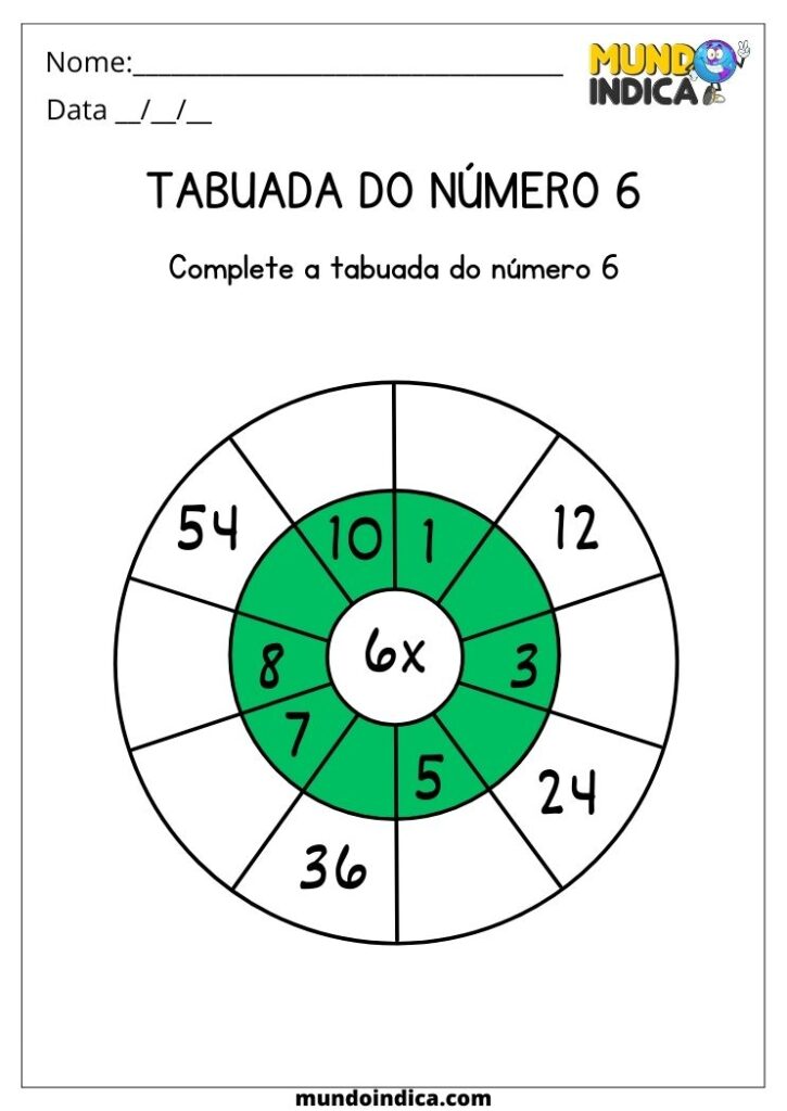 16 Atividades de Multiplicação para Imprimir