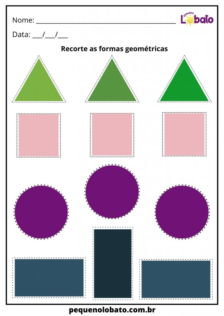 21 Atividades com Formas Geométricas para Imprimir