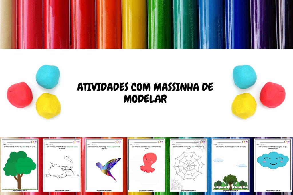 Massa De Modelar 4 Atividades Infantis Criativas - Adaptacao