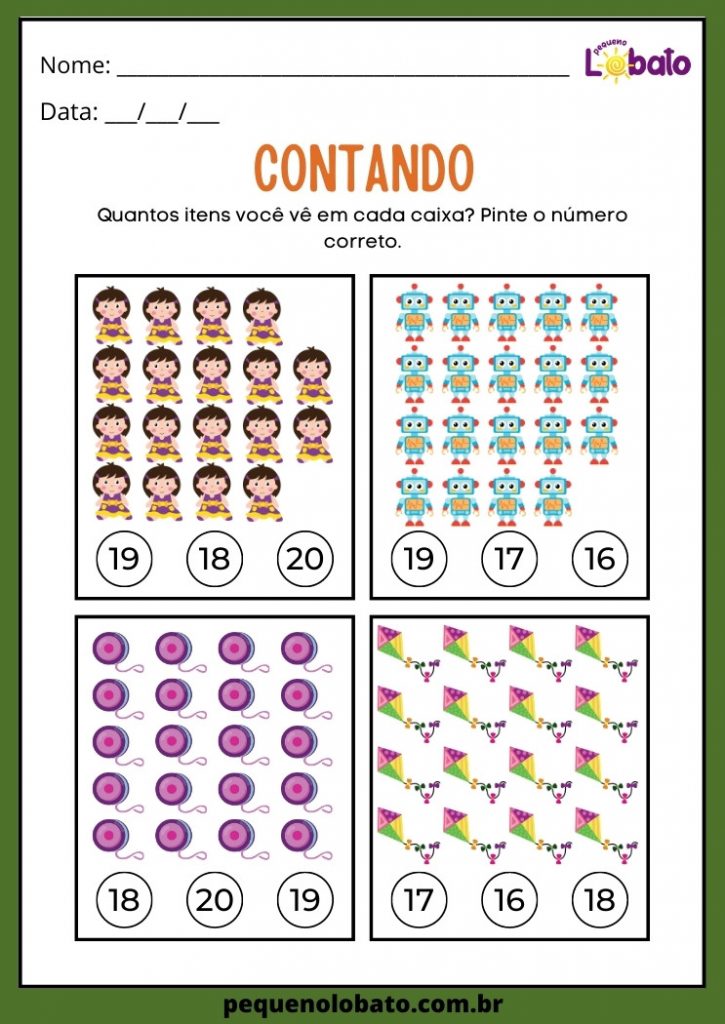 Atividades de Matemática 2 Ano para imprimir 2026