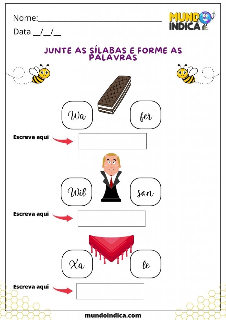 22 Atividades de Português para Alunos com Dislexia para imprimir