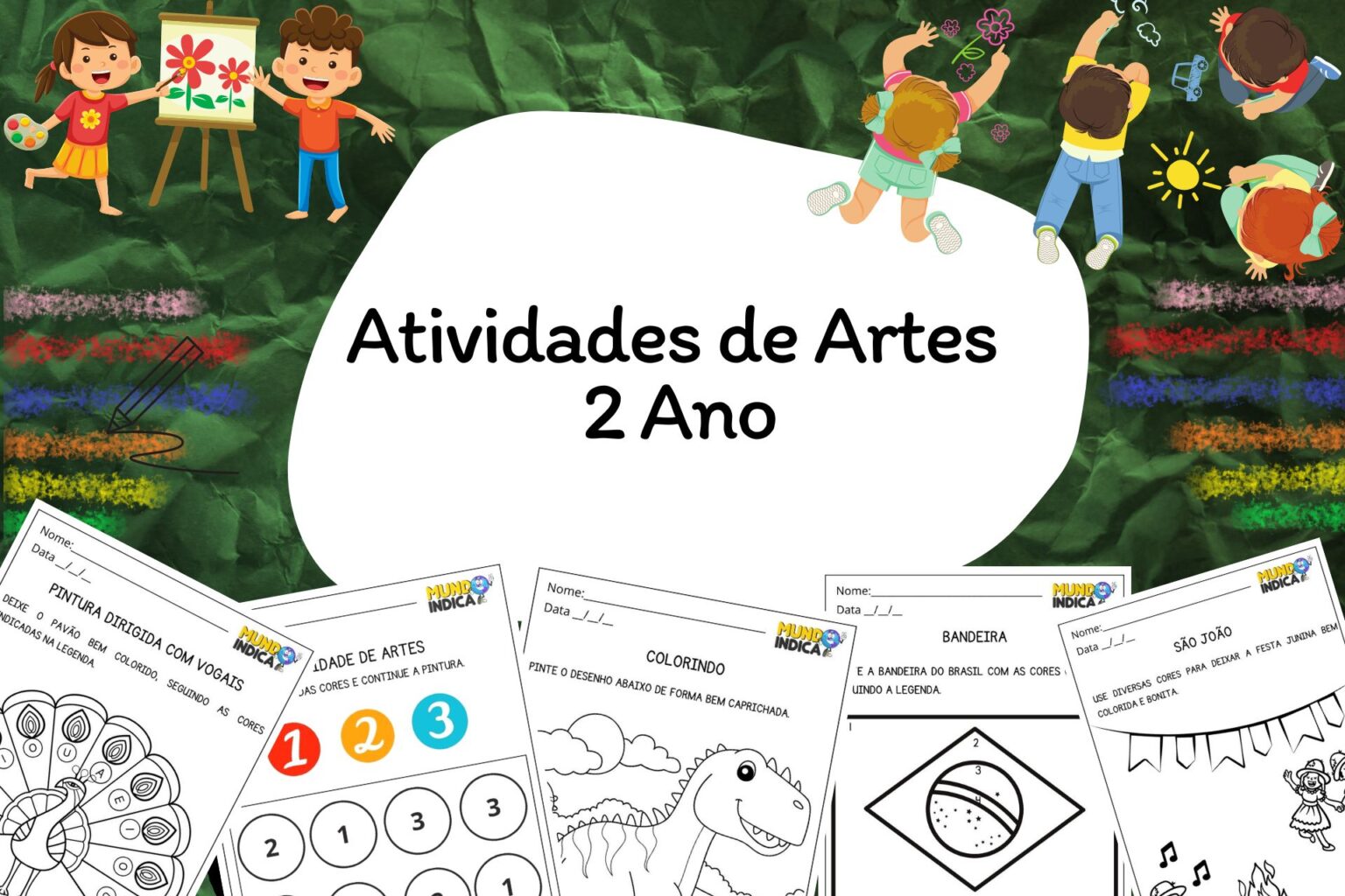 20 Atividades de Artes 2 Ano Fundamental para Imprimir