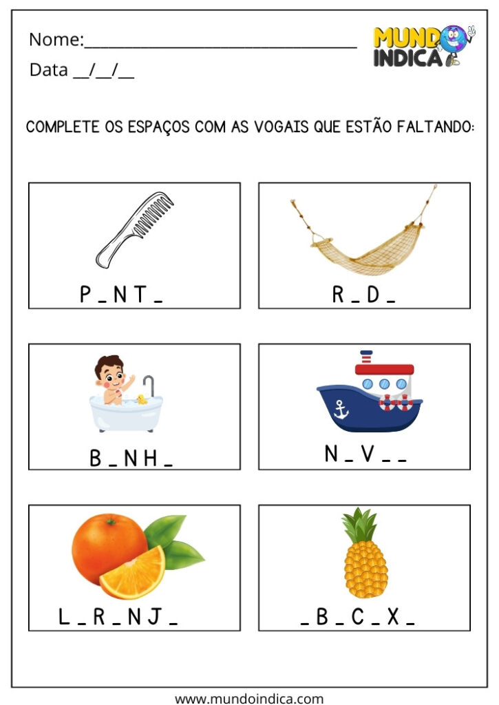 61 Atividades de Português para Educação Infantil em 2026