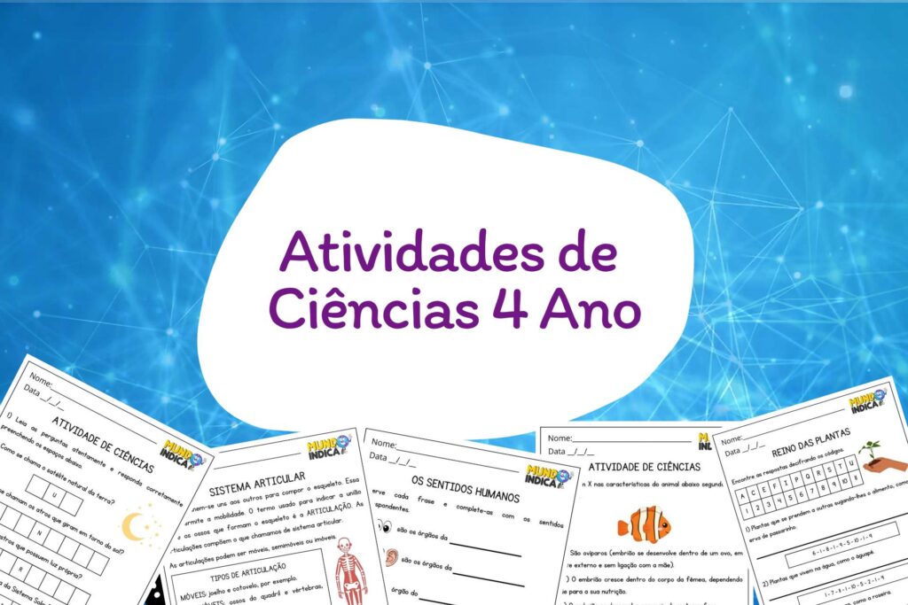 20 Atividades de Ciências 4 Ano Fundamental