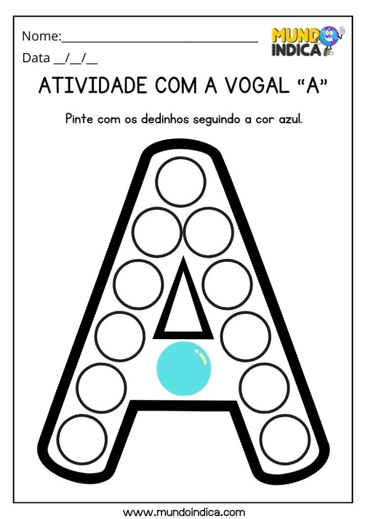 15 Atividades Vogal A para Imprimir