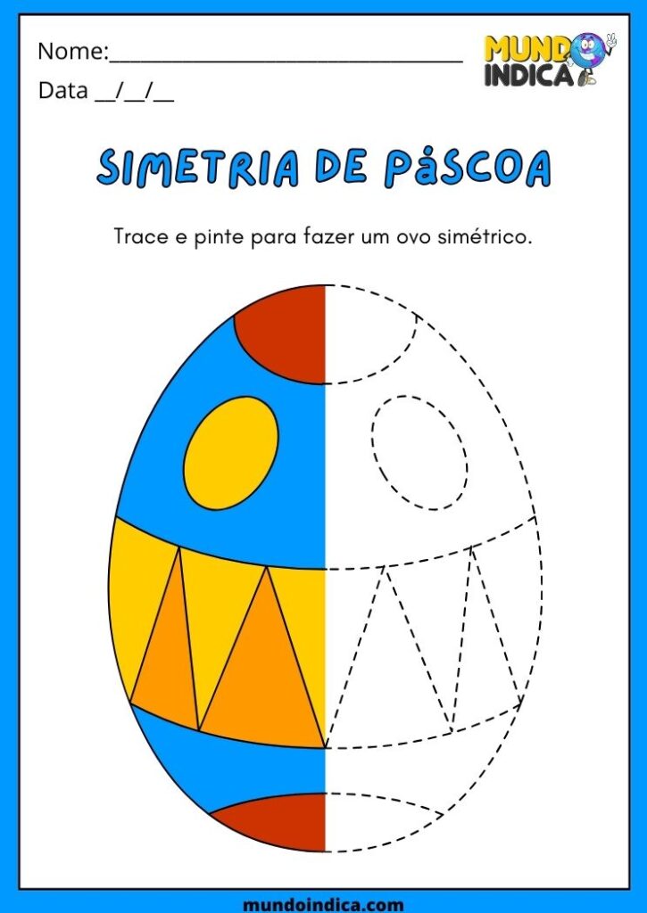 20 Atividades de Simetria para Educação Infantil para Imprimir
