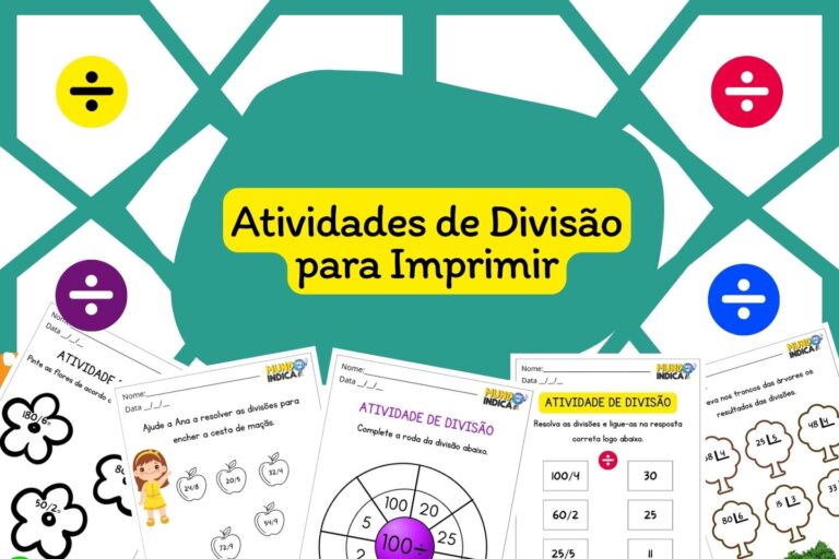 15 Atividades de Divisão para Imprimir