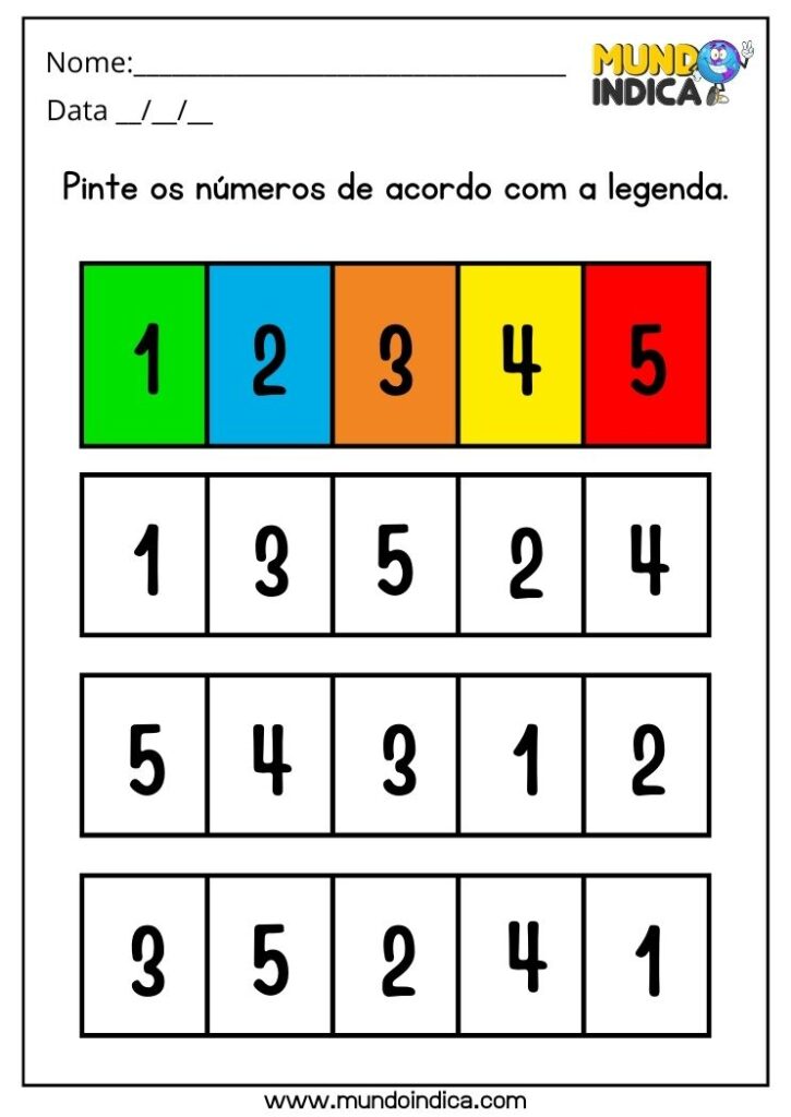 20 Atividades com Cores na Educação Infantil para Imprimir