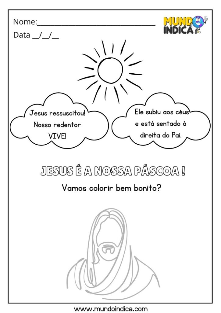 15 Atividades de Páscoa Cristã para Imprimir