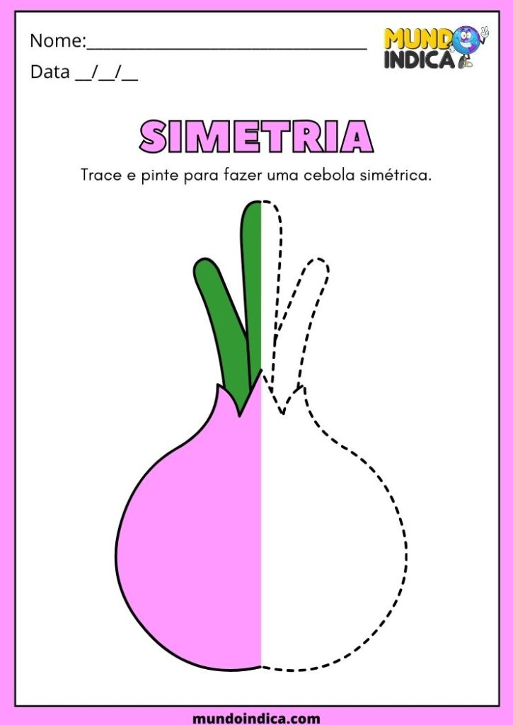 15 Atividades de Simetria para Alunos com Dislexia para Imprimir