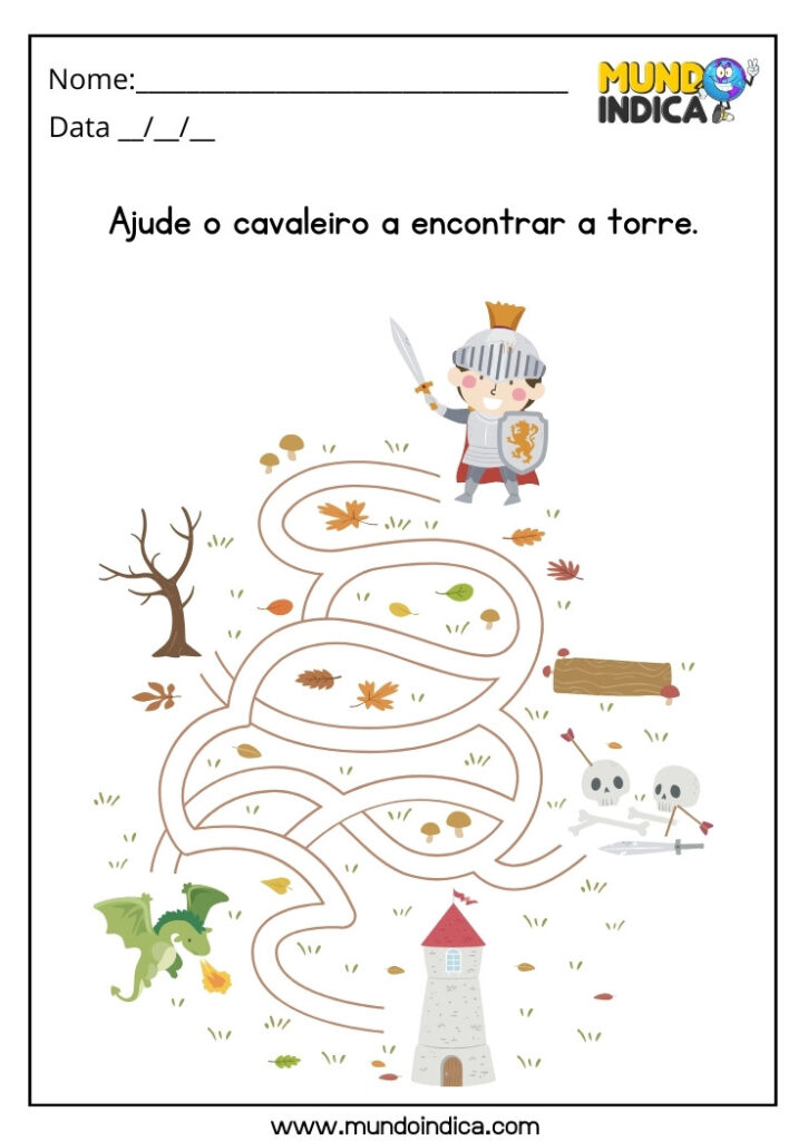 15 Atividades de Labirinto para Autismo para Imprimir