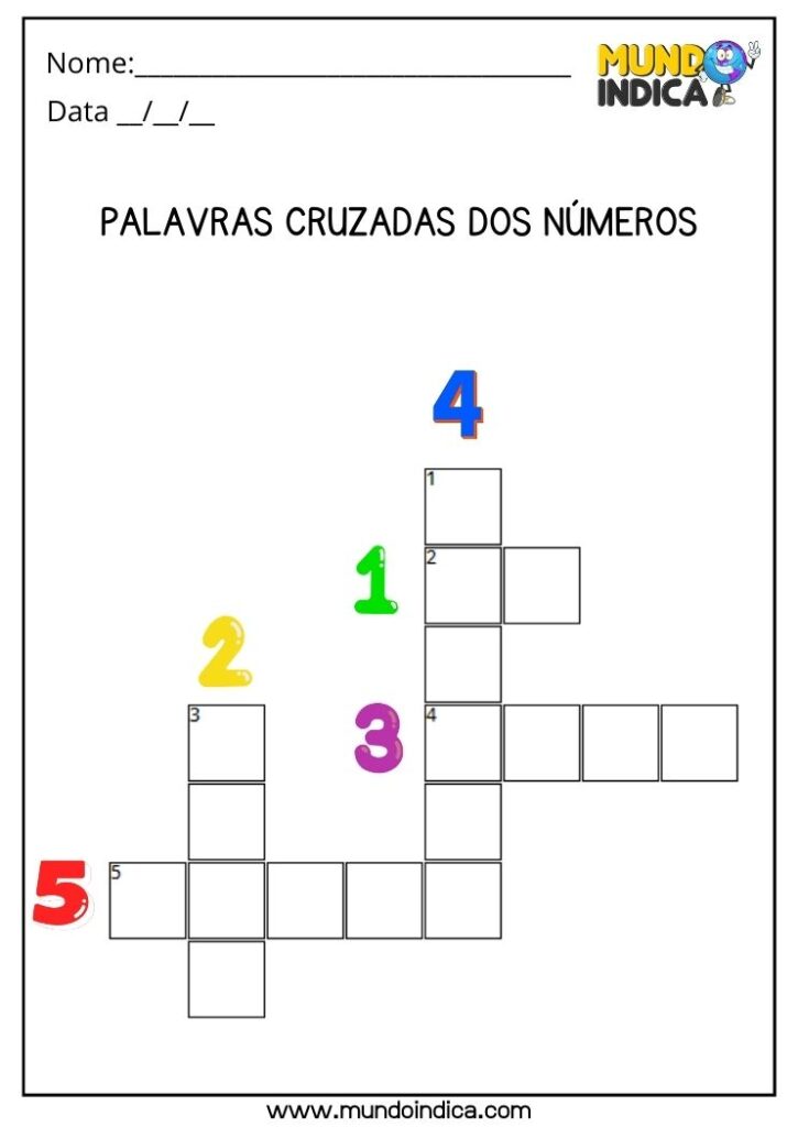 15 Atividades de Palavras Cruzadas na Educação Infantil