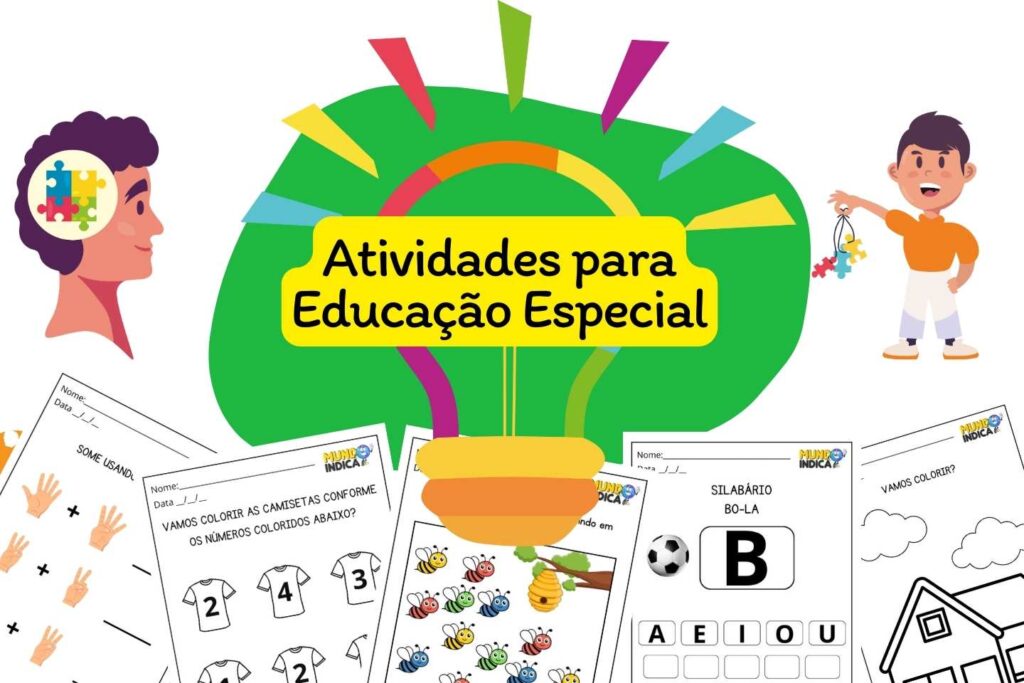 15 Atividades para Educação Especial para Imprimir