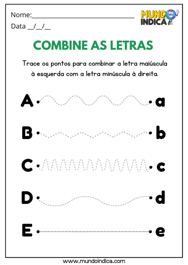 15 Atividades com Alfabeto para Autismo para Imprimir