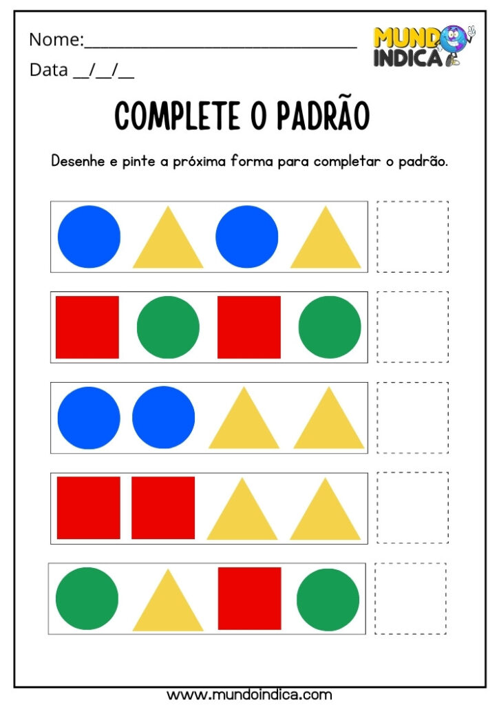 10 Atividades com Cores e Formas Geométricas para Educação Infantil