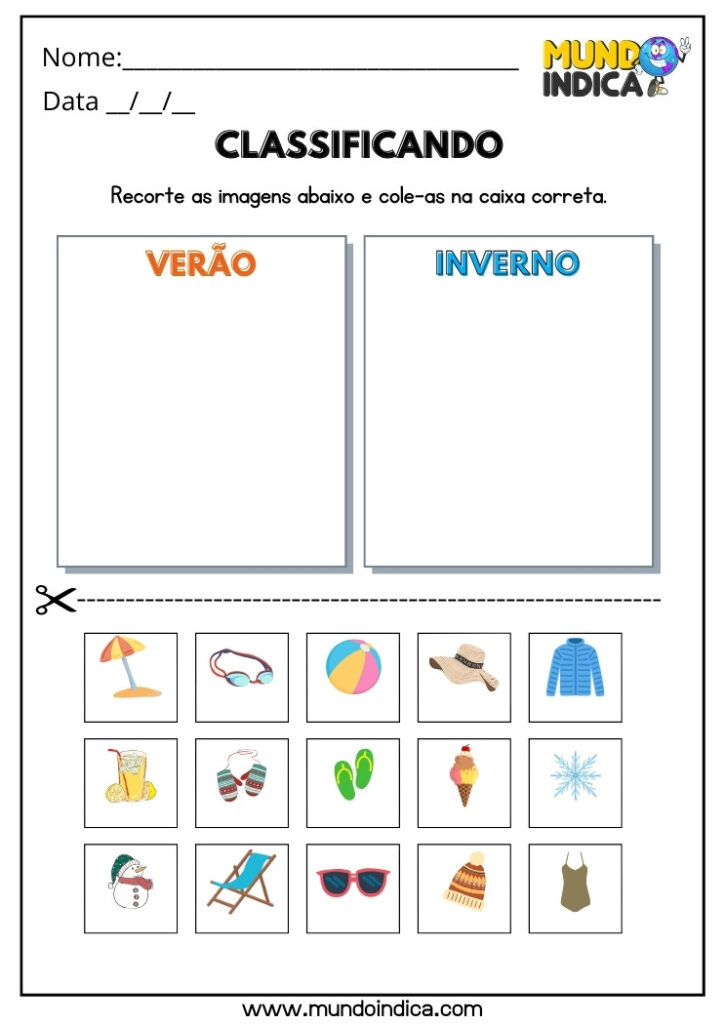 15 Atividades de Inverno para Educação Infantil para Imprimir
