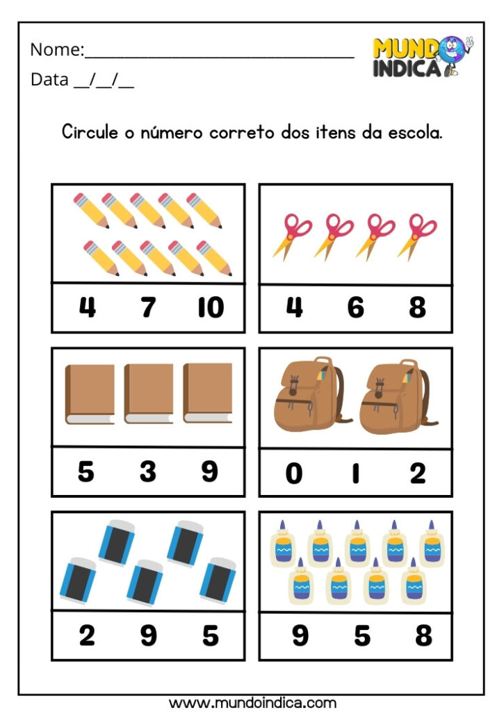 15 Atividades de Contagem: Números e Quantidades para Educação Infantil