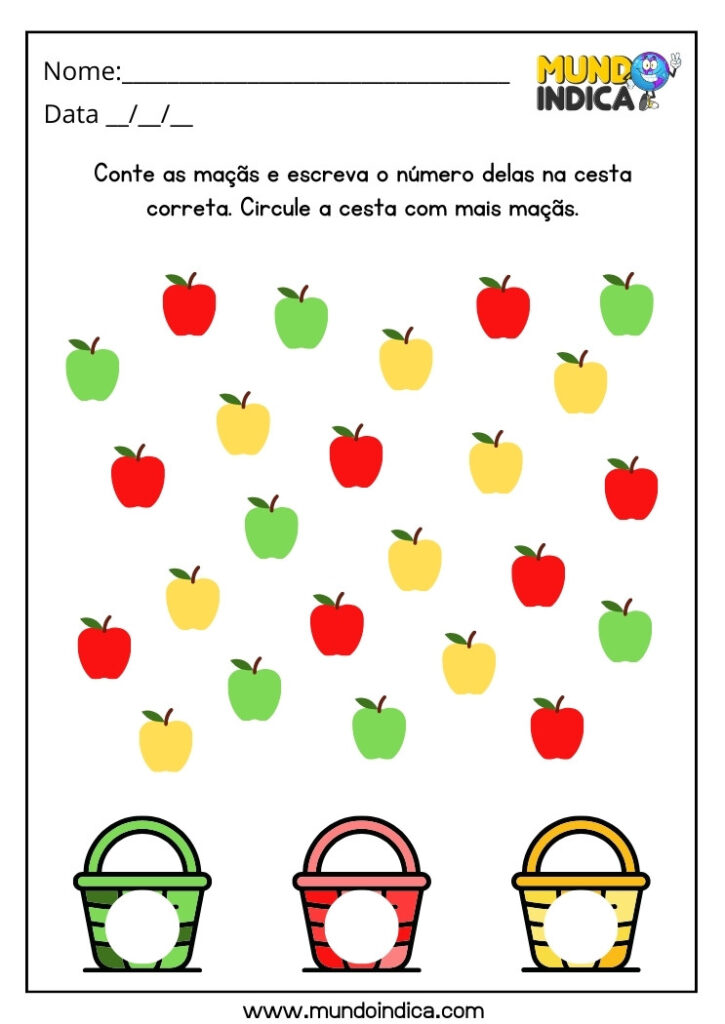 15 Atividades de Contagem: Números e Quantidades para Educação Infantil