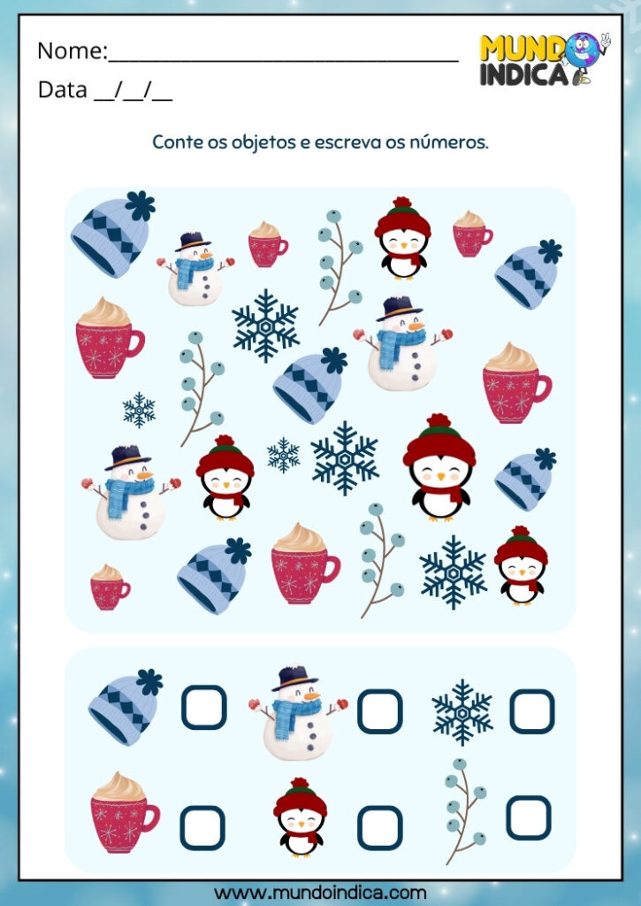 15 Atividades de Inverno para Educação Infantil para Imprimir