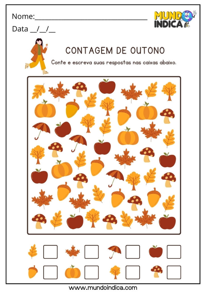 15 Atividades de Outono para Educação Infantil para Imprimir