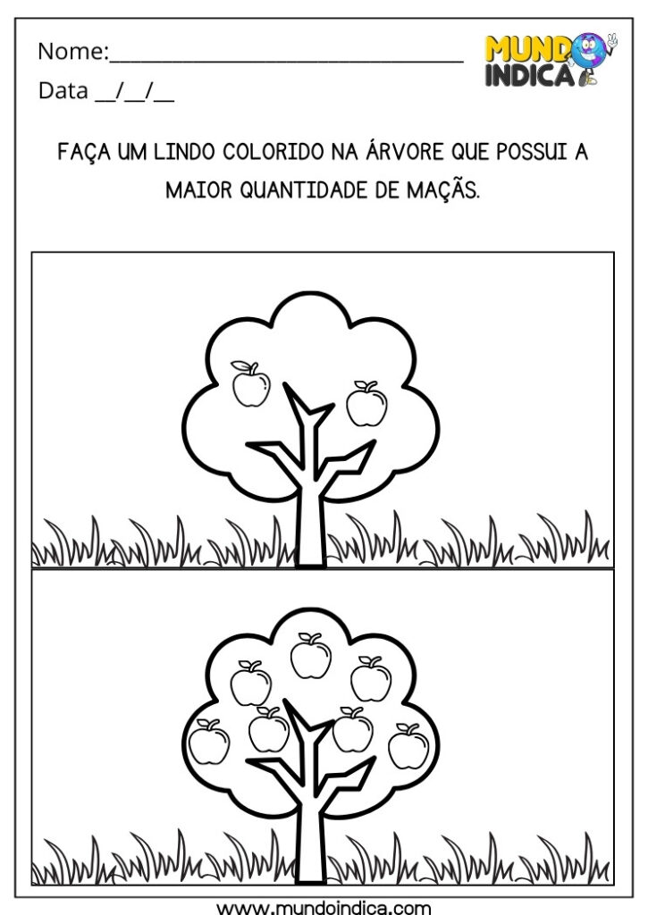 20 Atividades de Maternal para Imprimir