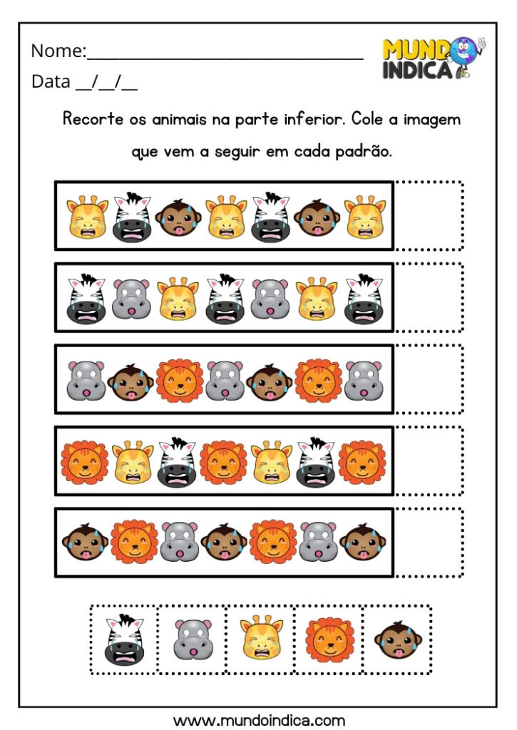 15 Atividades de Raciocínio Lógico para Autismo para Imprimir