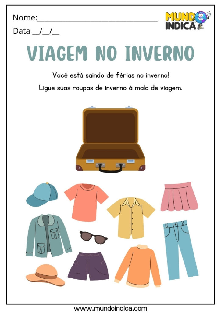 15 Atividades de Inverno para Educação Infantil para Imprimir