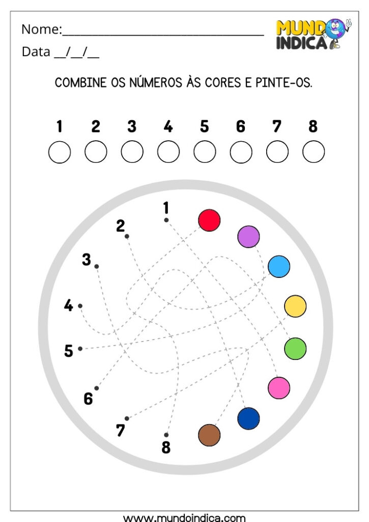 10 Atividades com Cores e Números para Educação Infantil