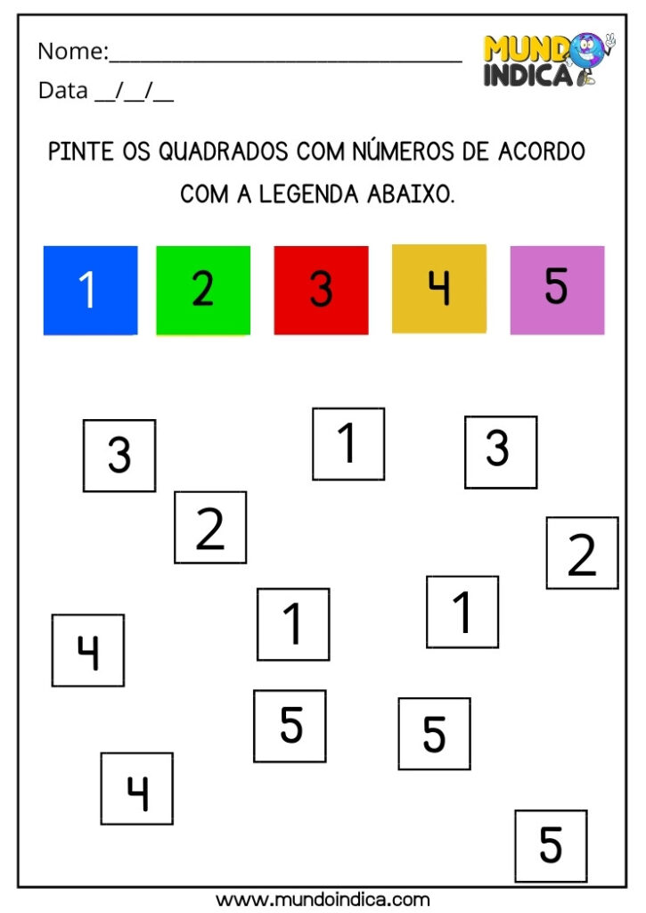 23 Atividades com Números para Autismo para Imprimir