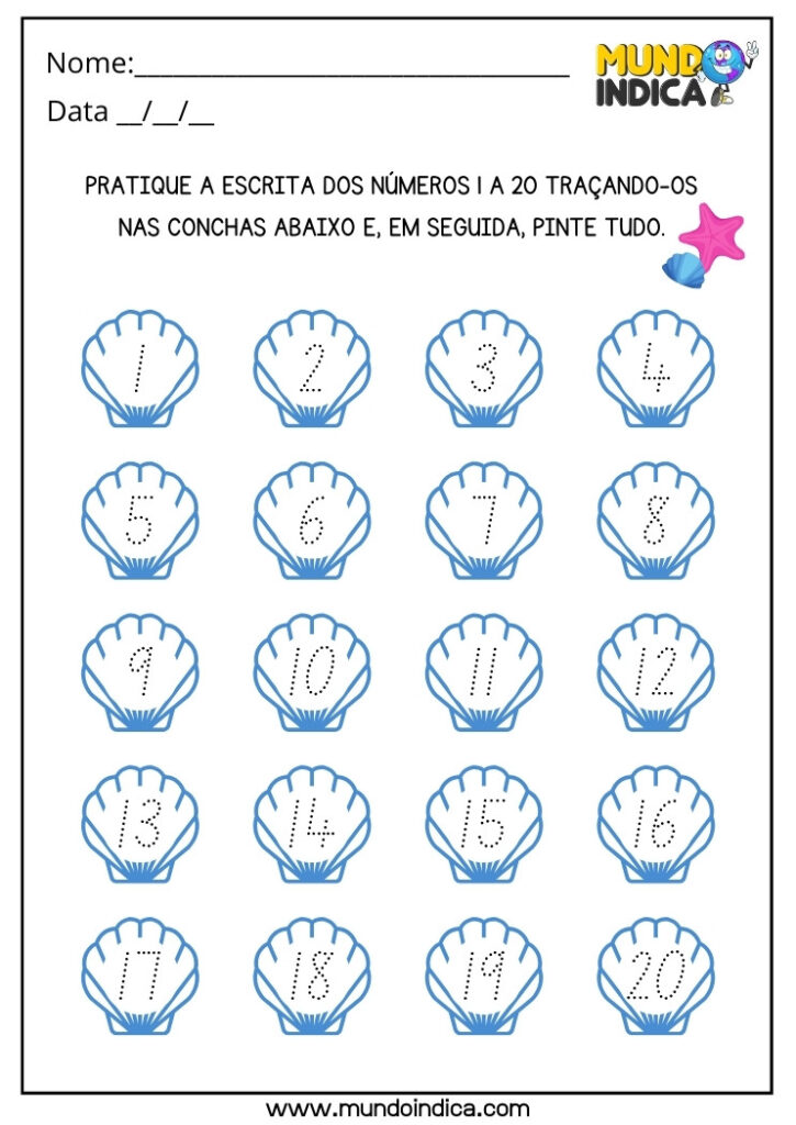 10 Atividades com Números Pontilhados para Educação Infantil