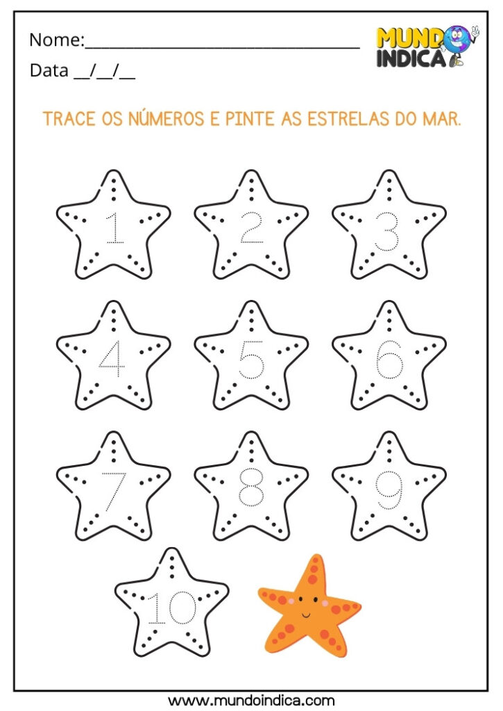 10 Atividades com Números Pontilhados para Educação Infantil