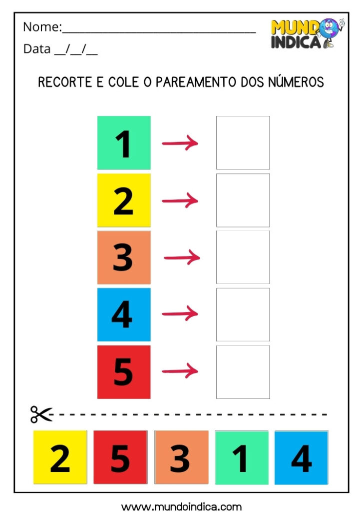 10 Atividades com Cores e Números para Educação Infantil