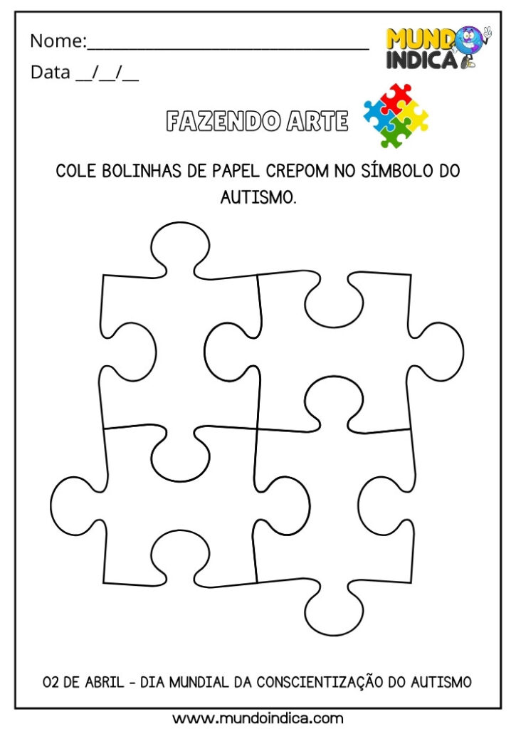 10 Atividades para o Dia Mundial de Conscientização do Autismo