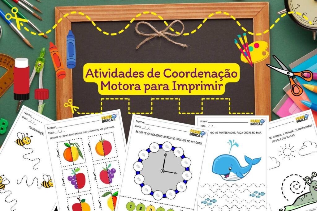 15 Atividades de Coordenação Motora para Imprimir