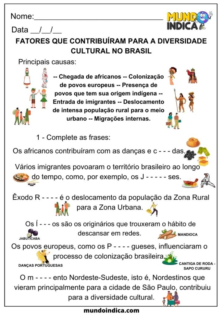 20 Atividades de Geografia para o 4 ano do Ensino Fundamental